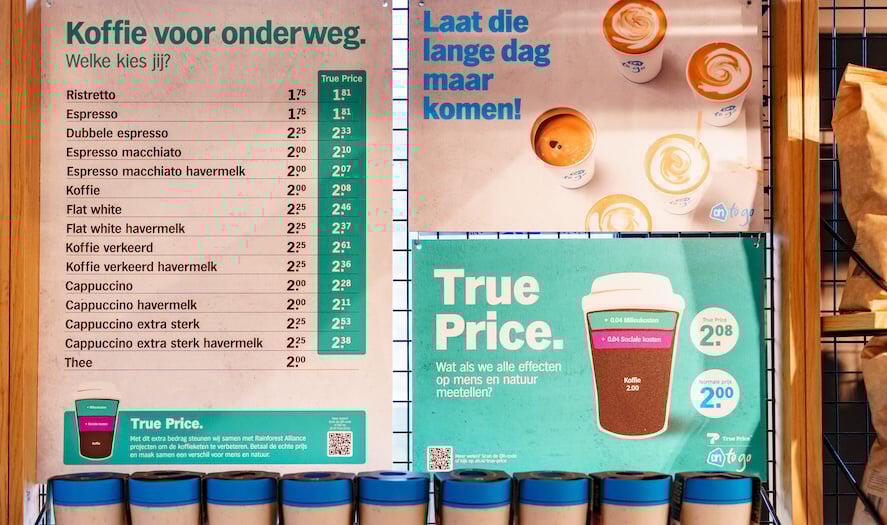 For coffee to go, supermarket Albert Heijn pilots voluntary higher ...