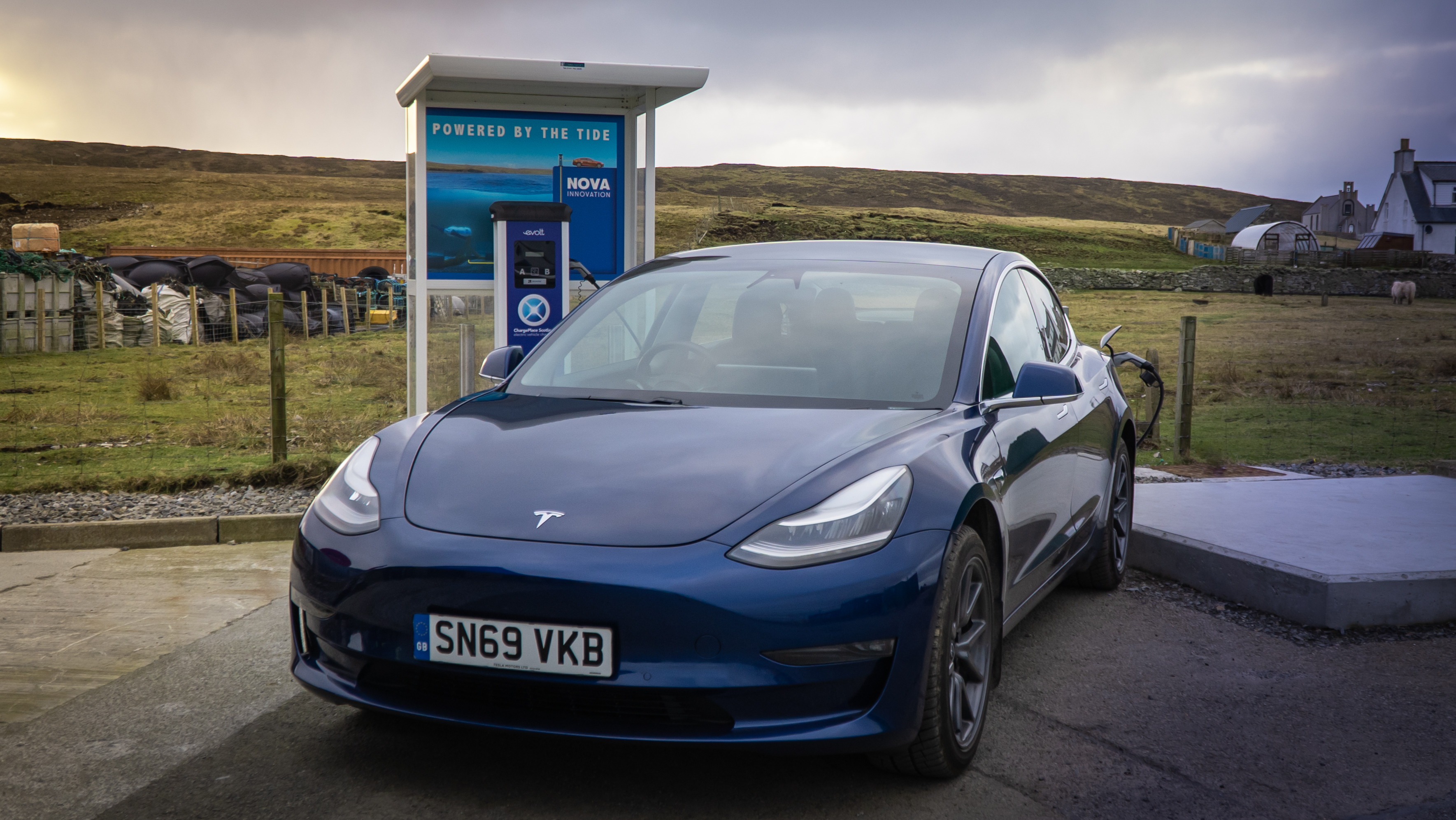 On a Shetland island, cars are now powered by the tides