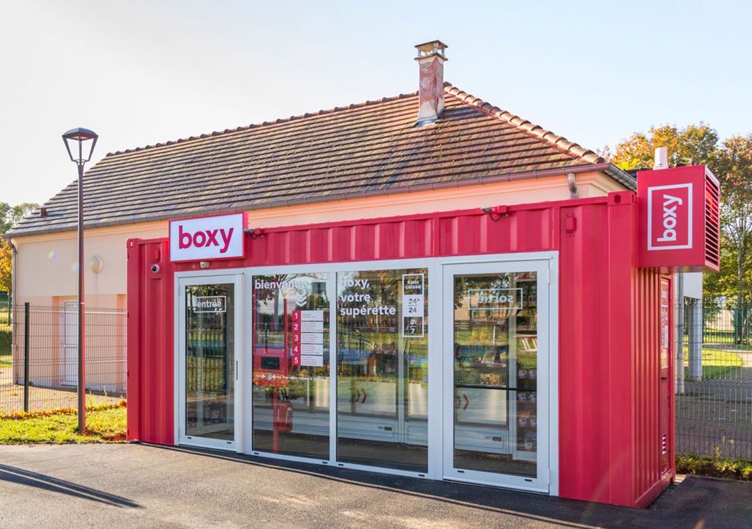 Boxy's unmanned mini-marts in shipping containers spread across France