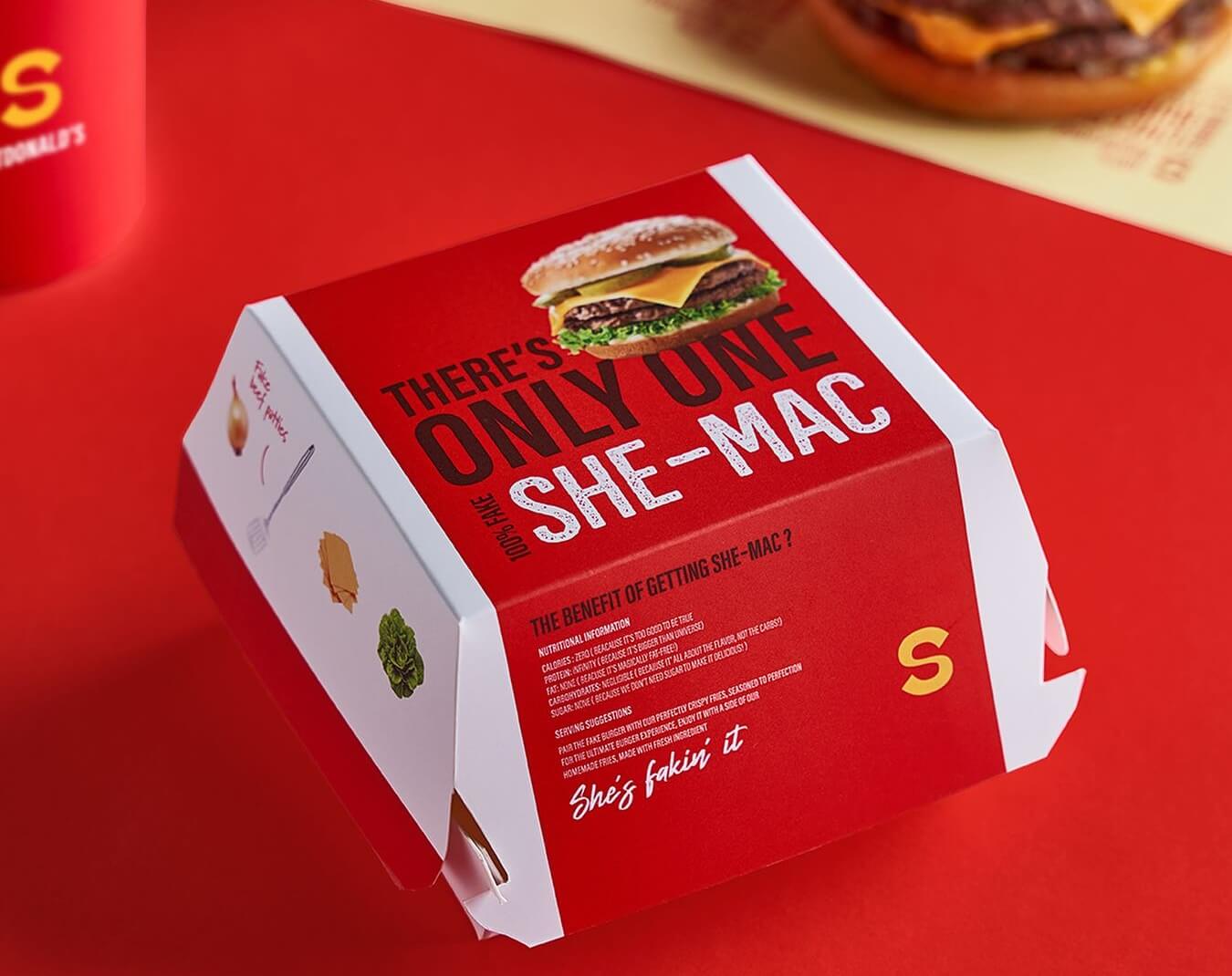 Dubai's She Burger replicates an iconic burger (and calls it the She-Mac)