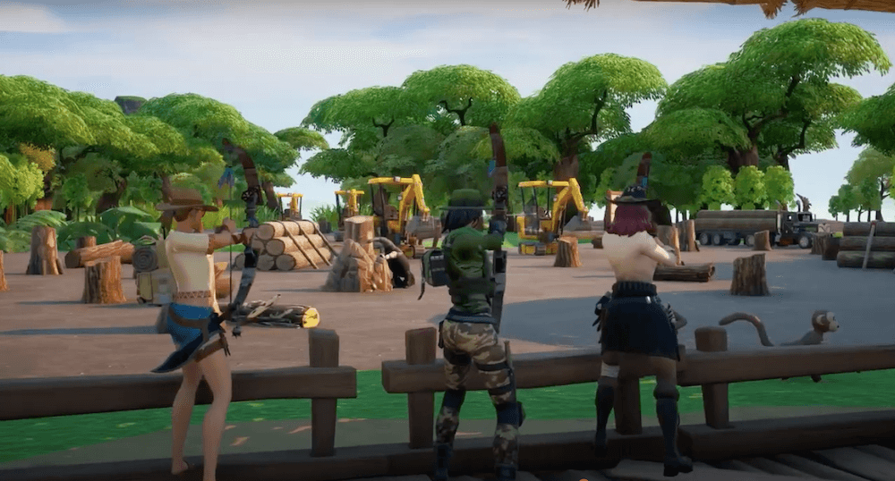 In Fortnite's first indigenous land map, gamers protect the forest and ...