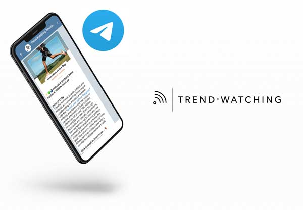 Receive trends and innovations via Telegram