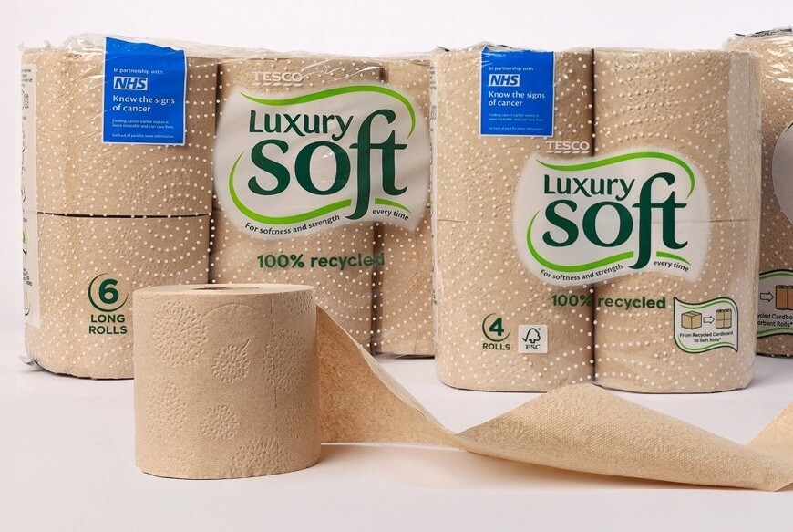 Discarded cardboard keeps piling up, so Tesco is turning boxes into ...