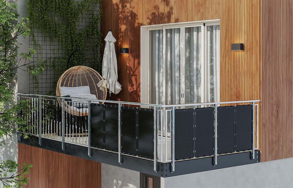 We Do Solar sells modular solar panel kits for apartment balconies