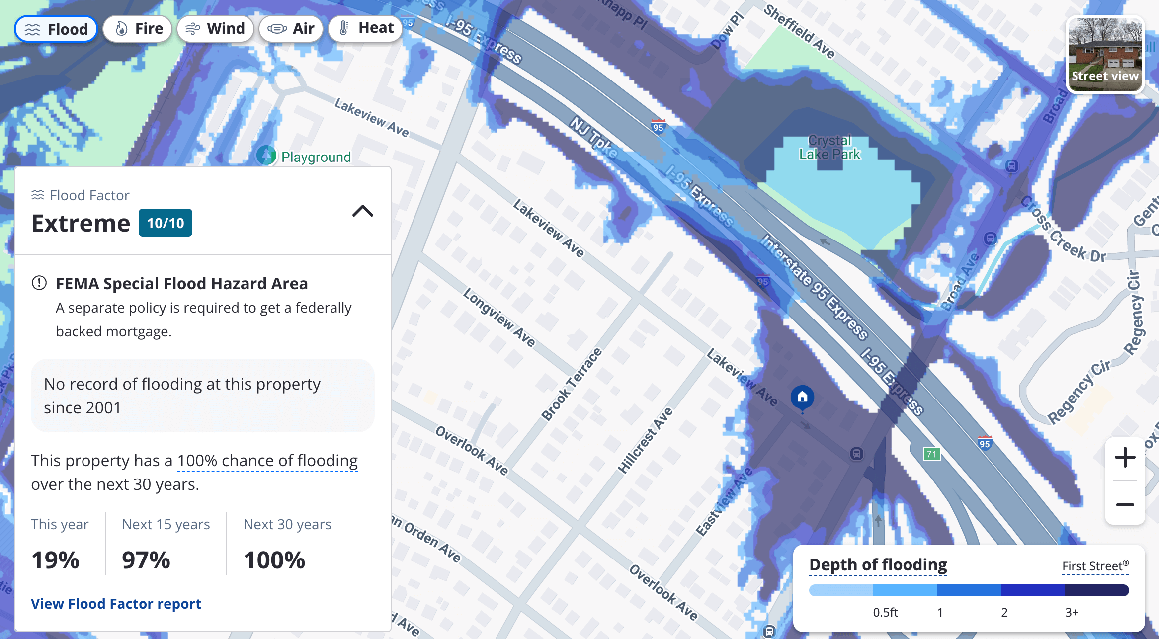 Zillow adds interactive climate risk data to its property listings